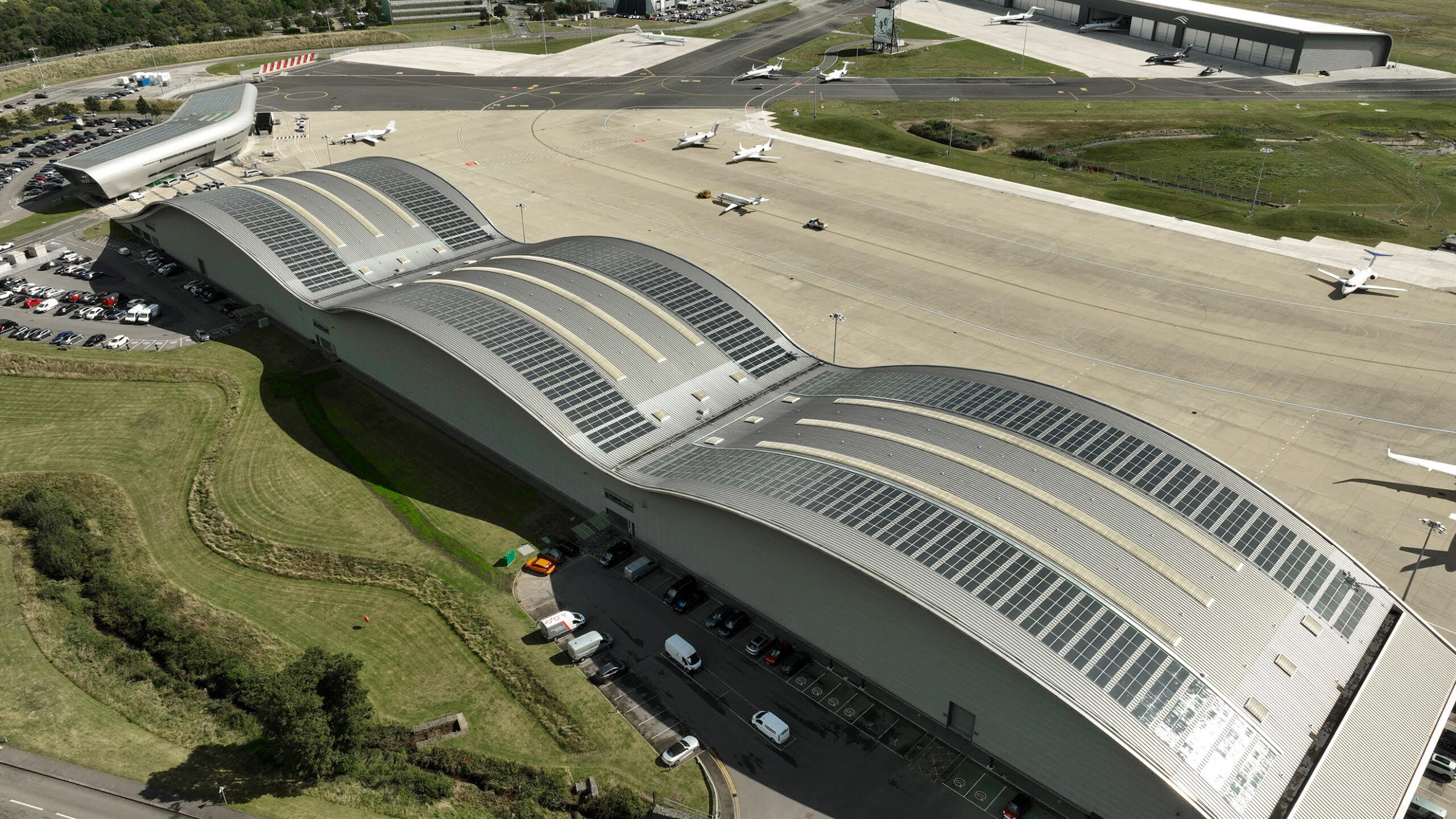 Solivus' solar installation for Farnborough Airport complete - Real ...